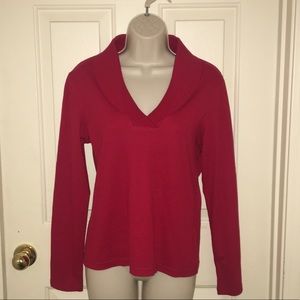 Rafaella | Sweaters | Red Sweaterm | Poshmark